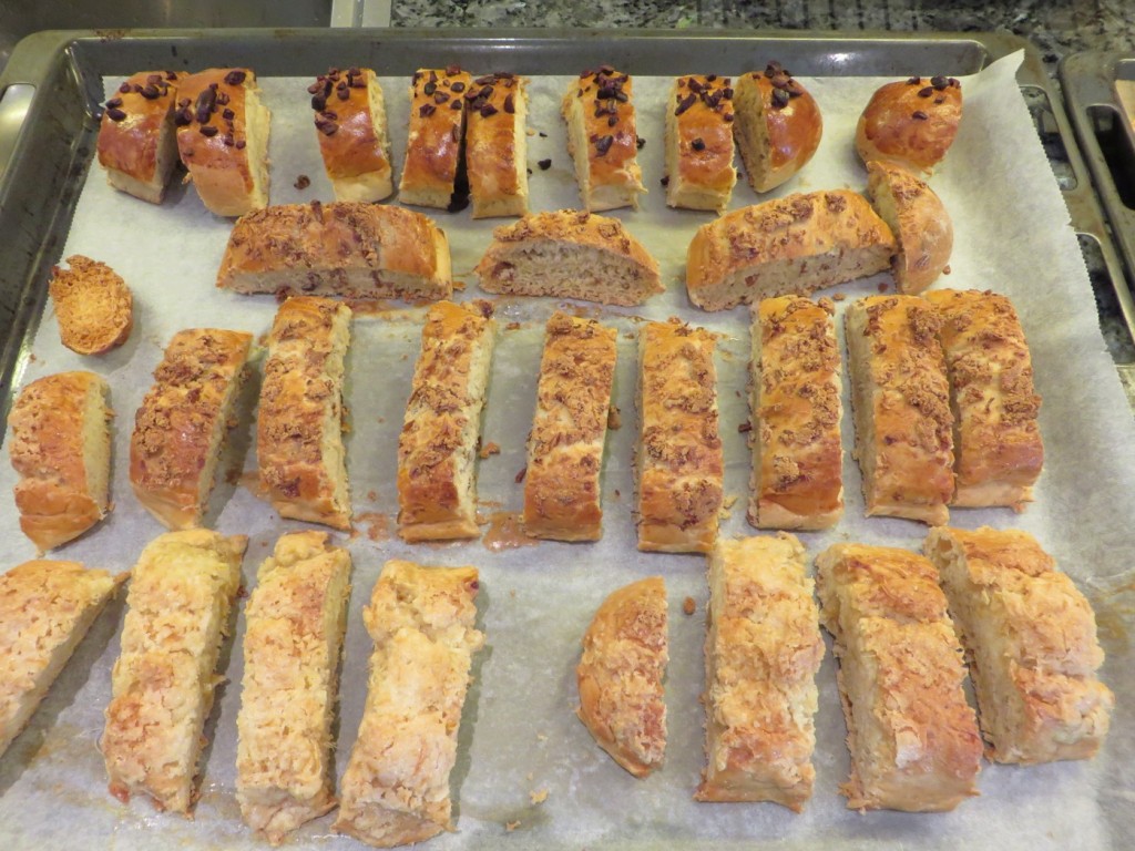 Sju sorters skorpor på surdeg, Kronjäst, recept skorpor