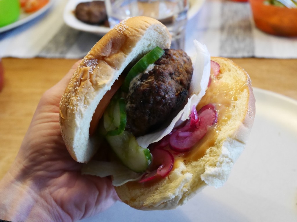 Smoky Pepper Burger, Santa Maria, Street food från Santa Maria