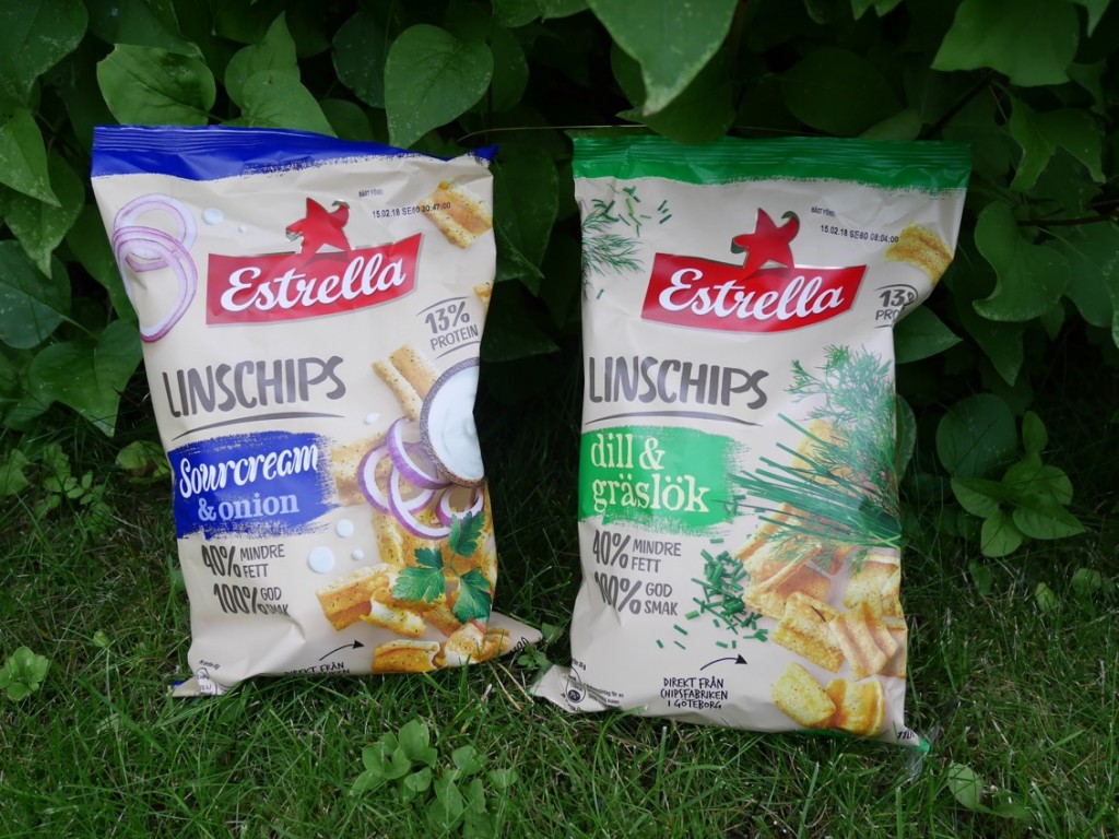 Ny smak på linschips, Estrella linschips, nyttigare chips från Estrella