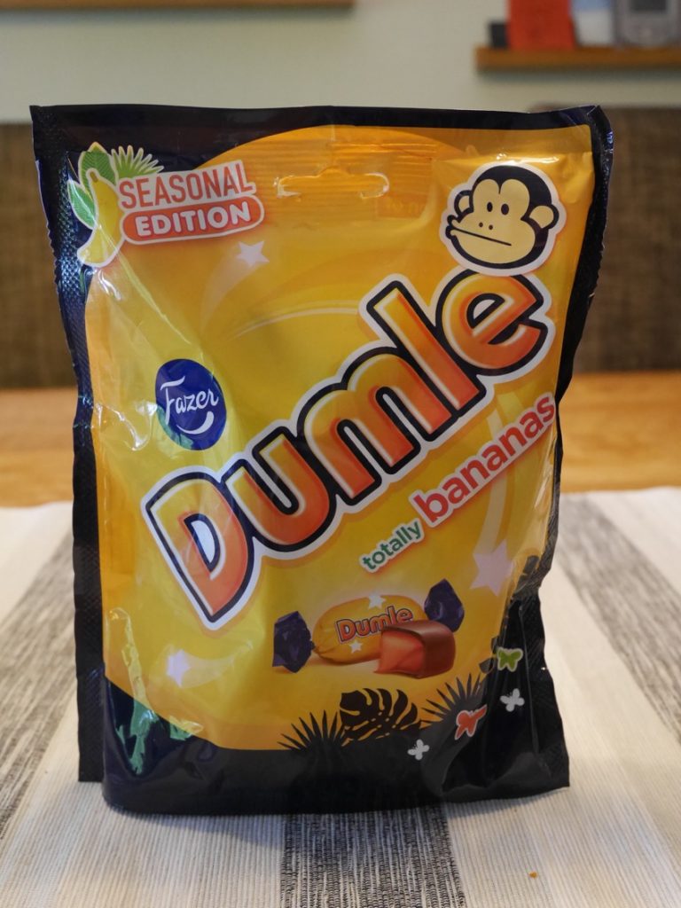 Dumle Totally Bananas, nyhet från Fazer Dumle Totally Bananas
